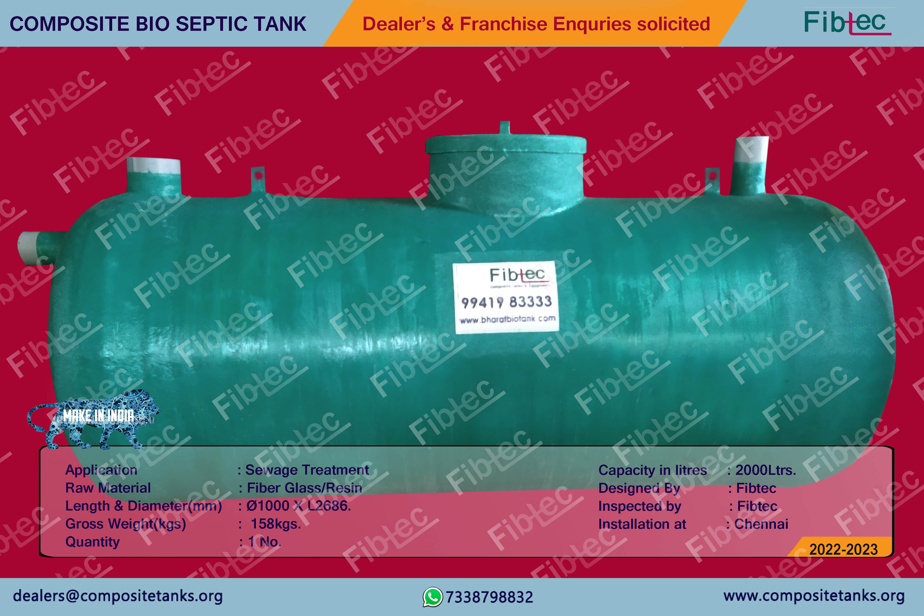 Environmental Friendly Septic Tank