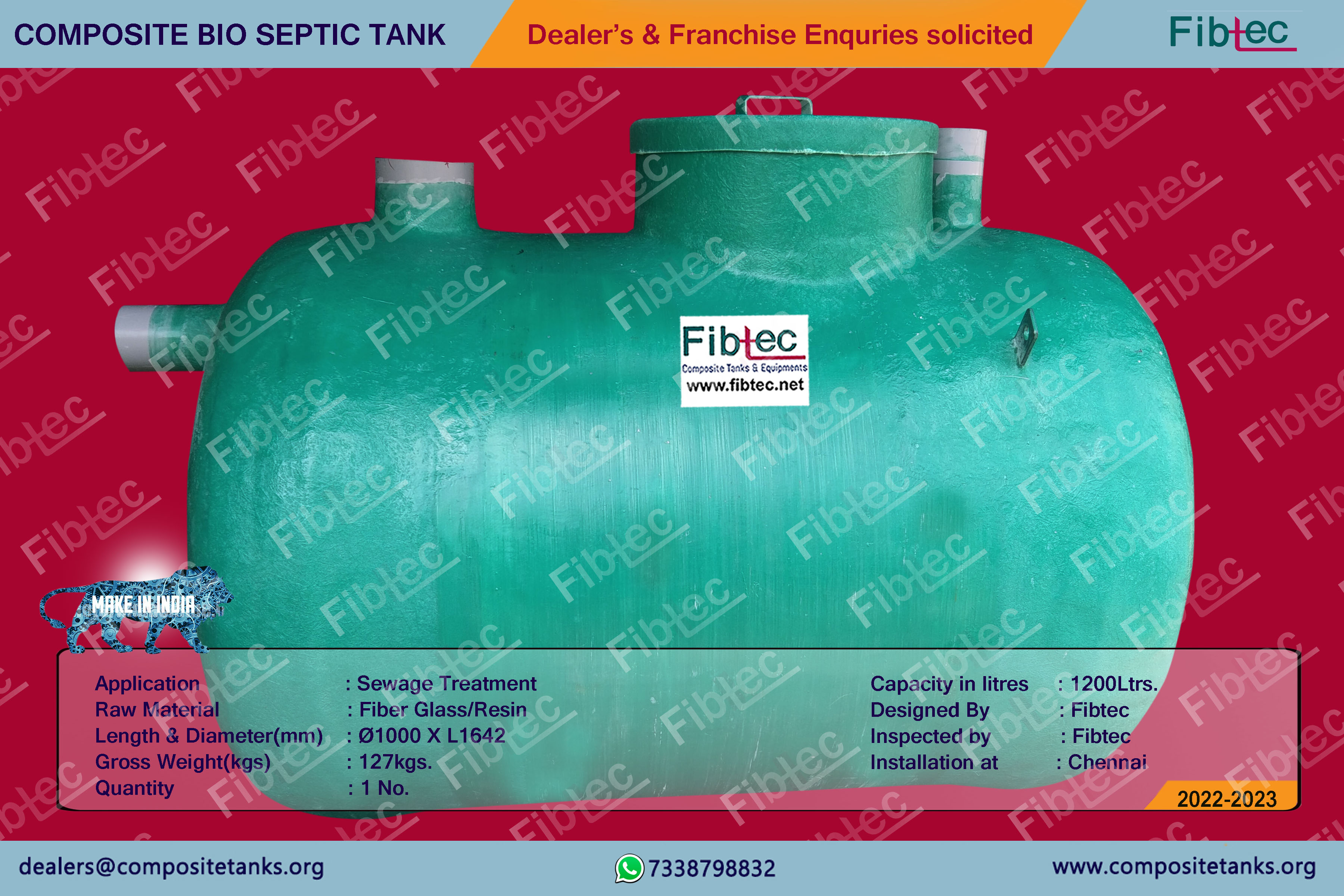 FRP_Composite_Bio_Septic_Tank