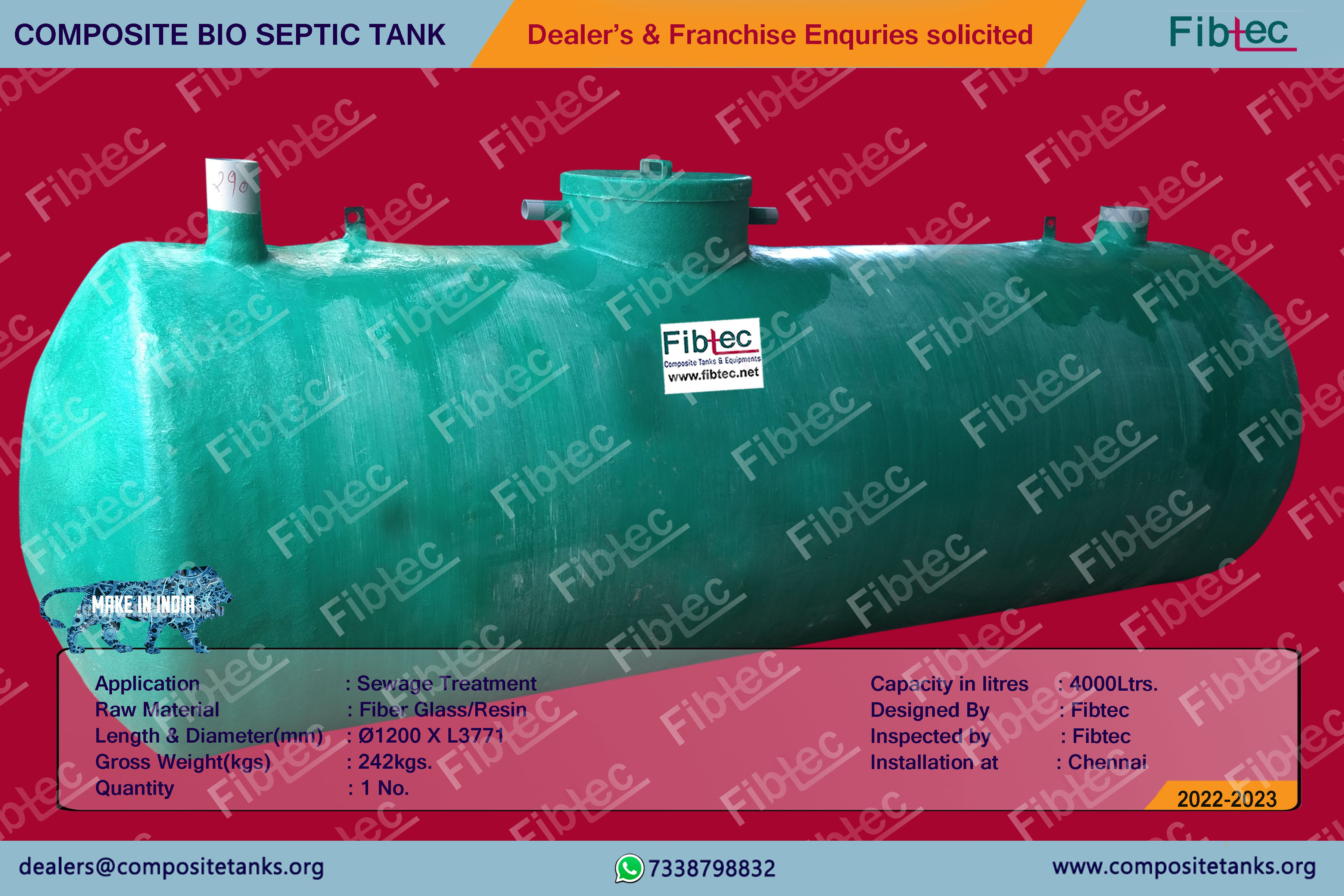 Sewage Treatment Tank