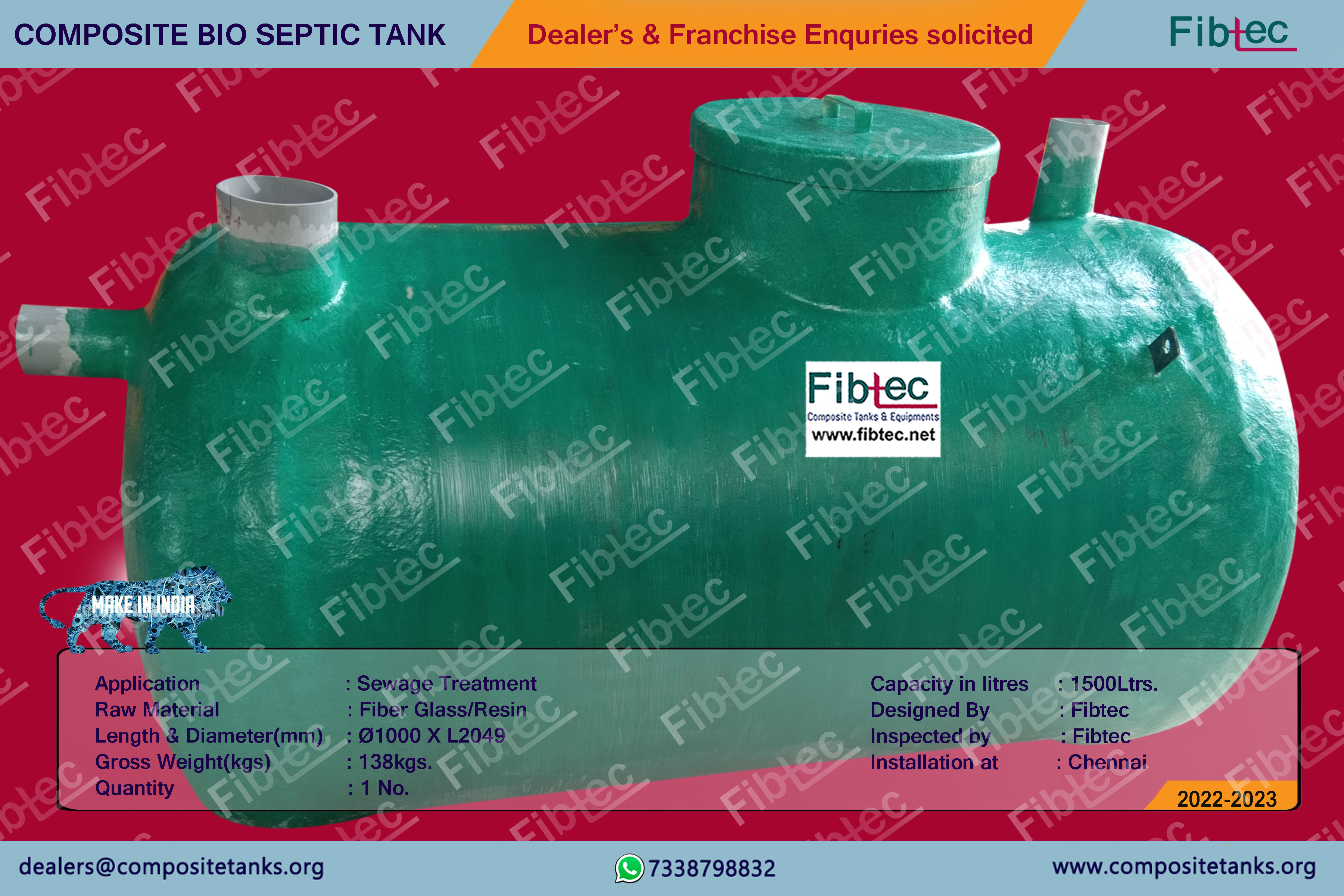 FRP Storage Tank